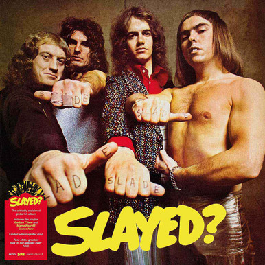 Slade - Slayed? (LP) - Yellow and Black Splatter Vinyl Record