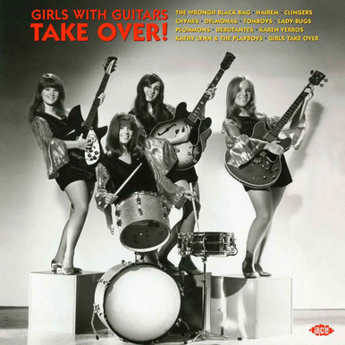 Various - Girls With Guitars Take Over! (LP) - Red Vinyl Record