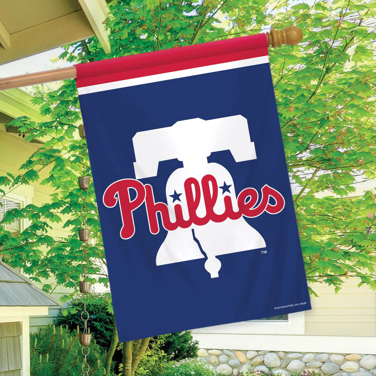 Philadelphia Phillies MLB Licensed House Flag - Briarwood Lane
