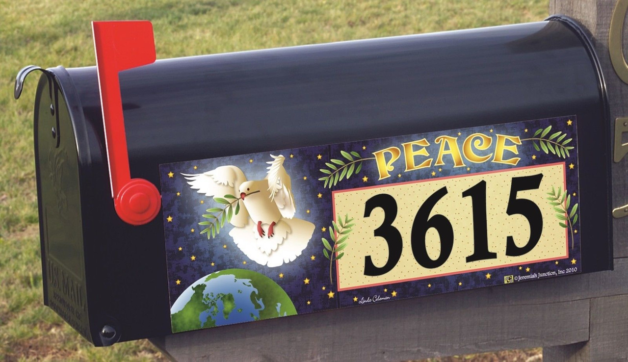 Peace Dove Holiday Mailbox / Door Magnet - Briarwood Lane
