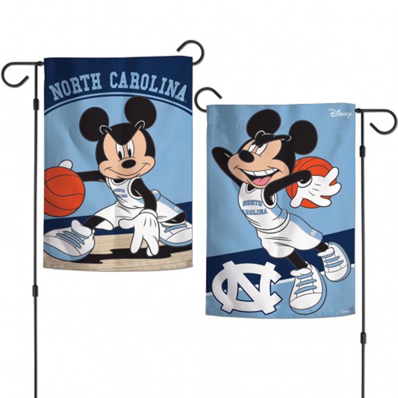 North Carolina Tar Heels NCAA Mickey Mouse Garden Flag - Briarwood Lane