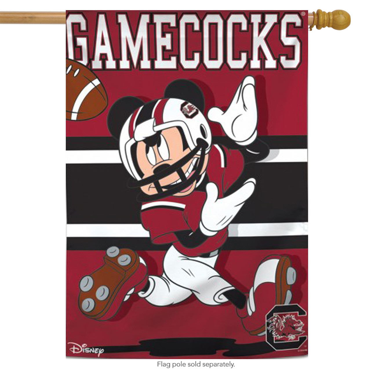 South Carolina Gamecocks NCAA Mickey Mouse House Flag - Briarwood Lane
