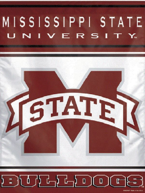Mississippi State University Vertical Flag - Briarwood Lane