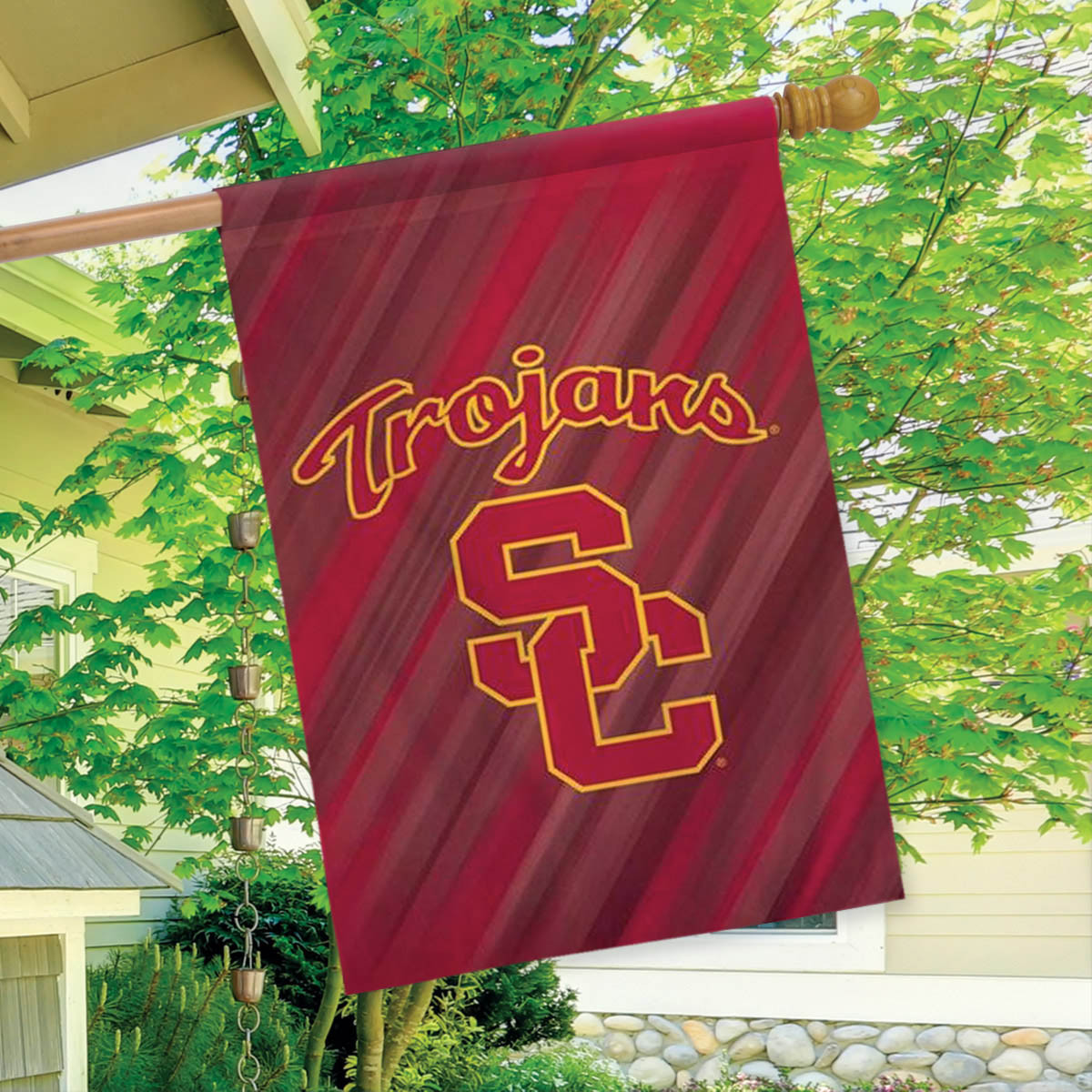 USC Trojans NCAA Licensed House Flag - Briarwood Lane