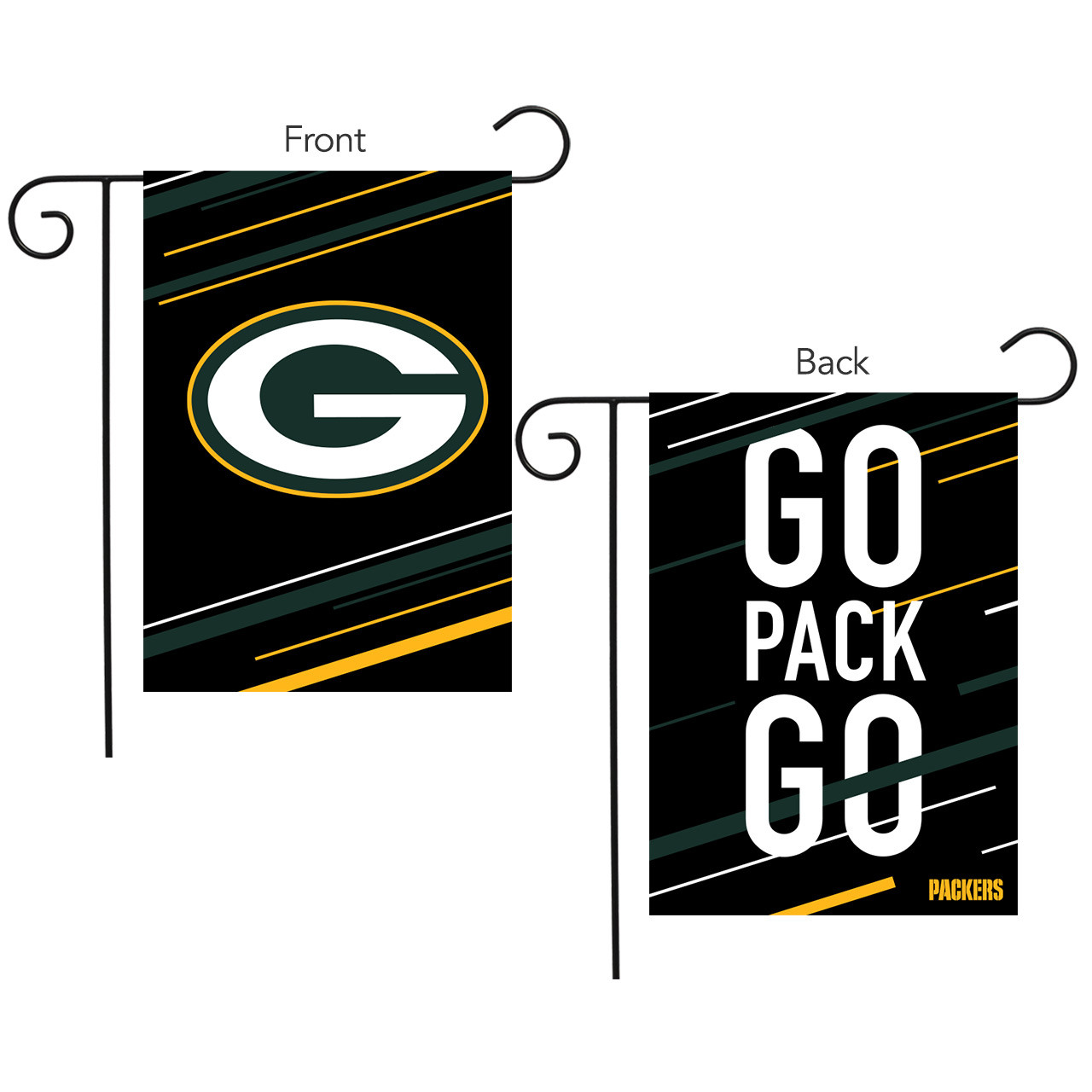 Green Bay Packers Slogan NFL Licensed Garden Flag - Briarwood Lane