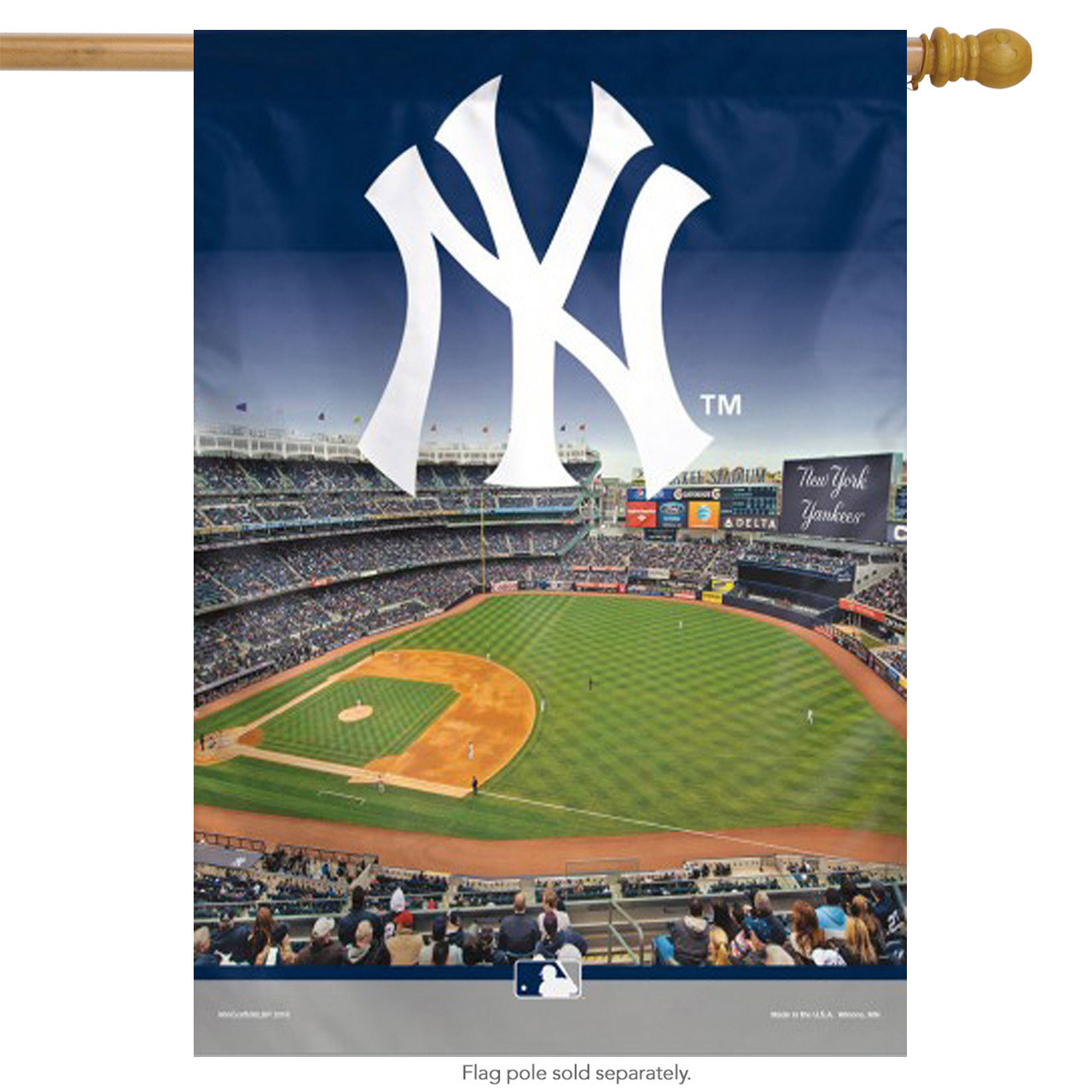 New York Yankees Vertical House Flag - Briarwood Lane