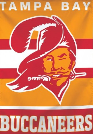 Tampa Bay Buccaneers Vertical NFL House Flag - Briarwood Lane