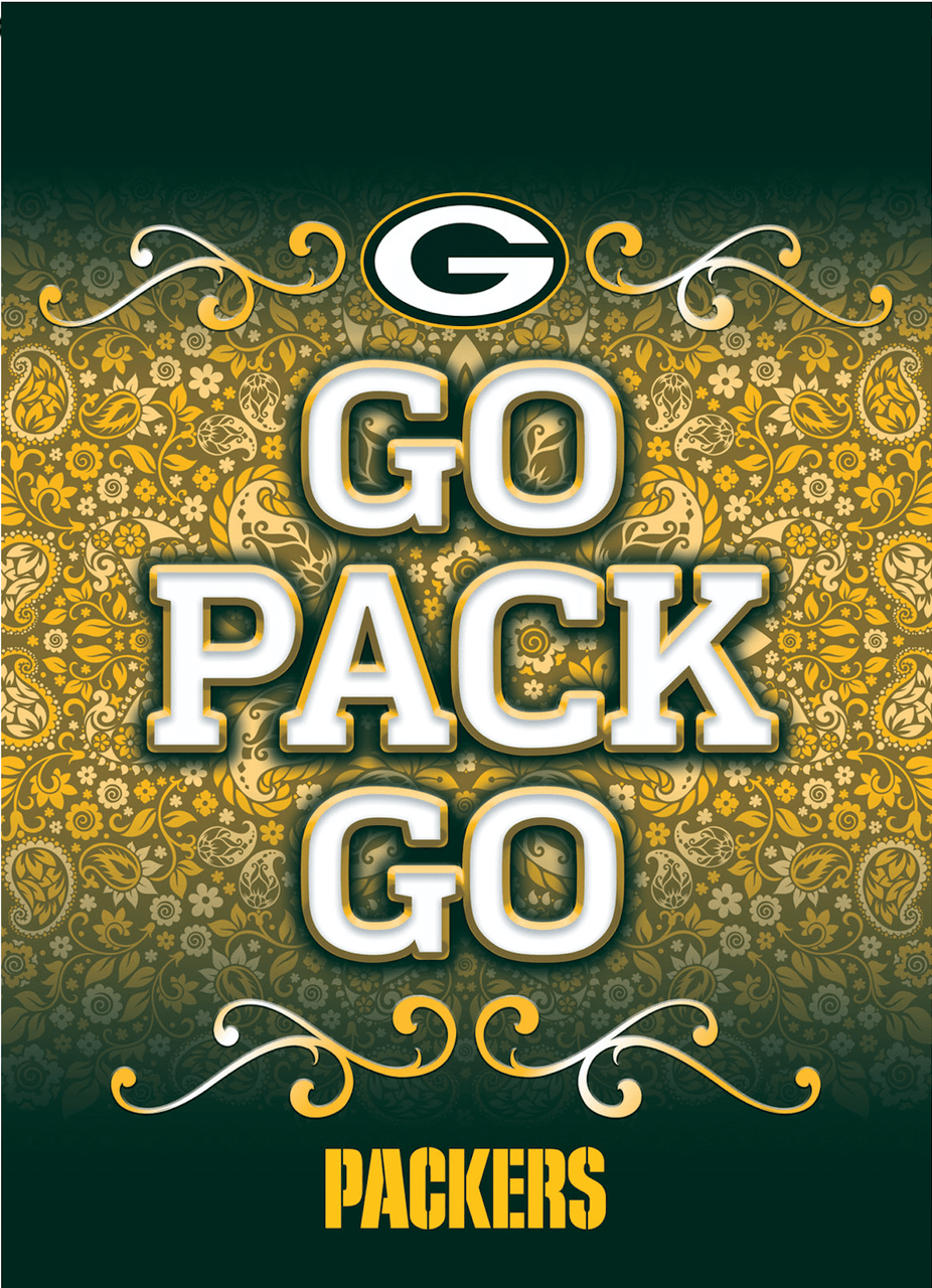 Green Bay Packers Paisley NFL Garden Flag - Briarwood Lane