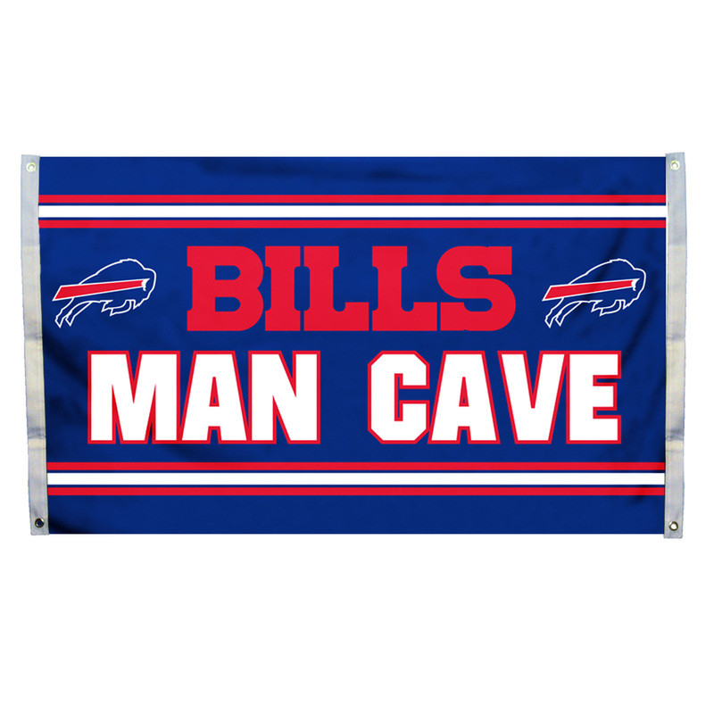 Buffalo Bills Man Cave Grommet Flag - Briarwood Lane