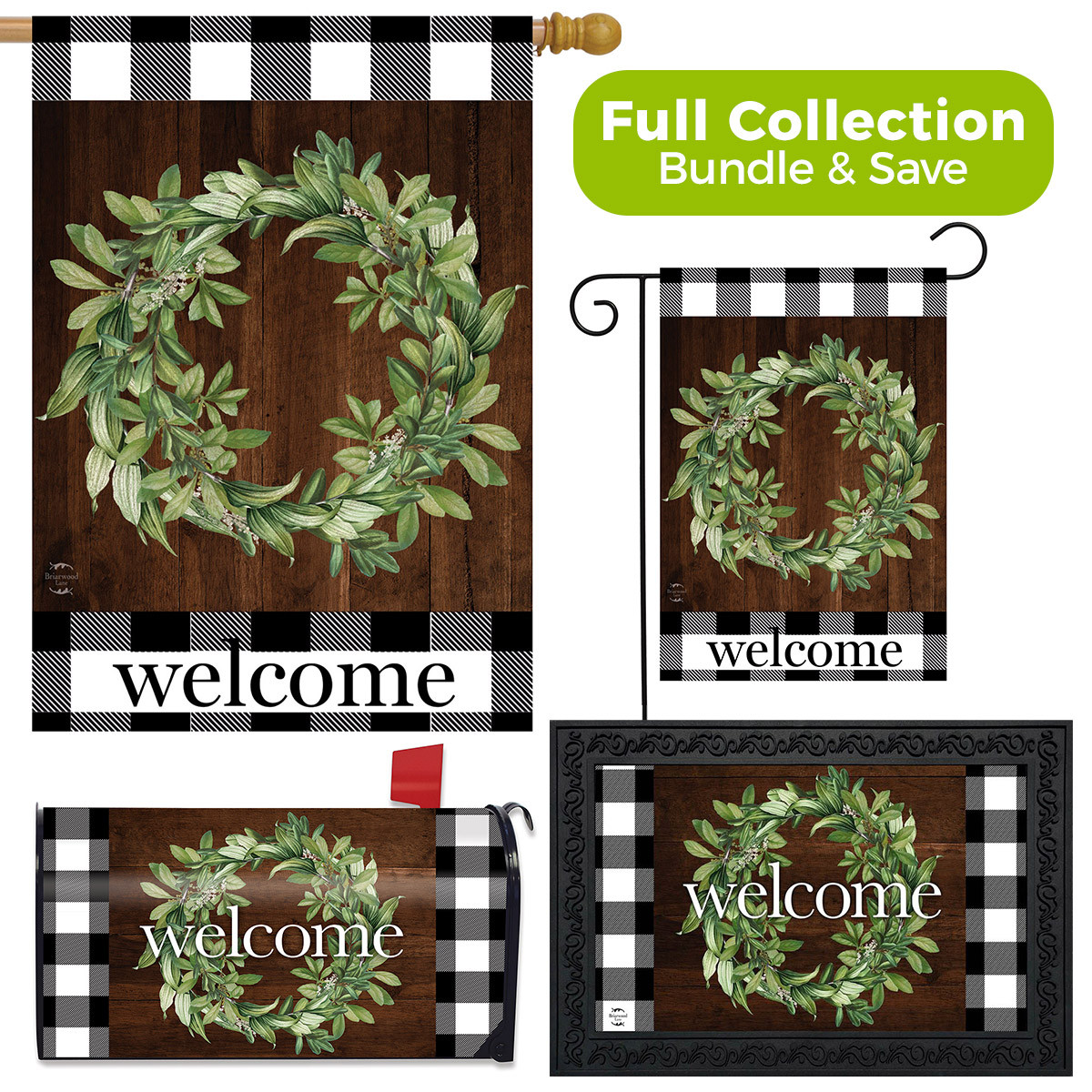 Farmhouse Wreath Spring Design Collection - Briarwood Lane