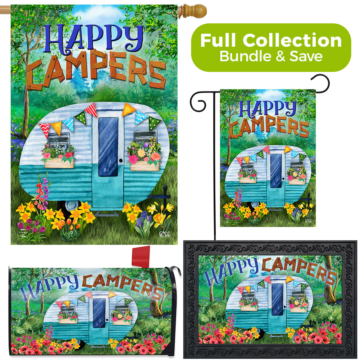 Spring Happy Campers Design Collection - Briarwood Lane