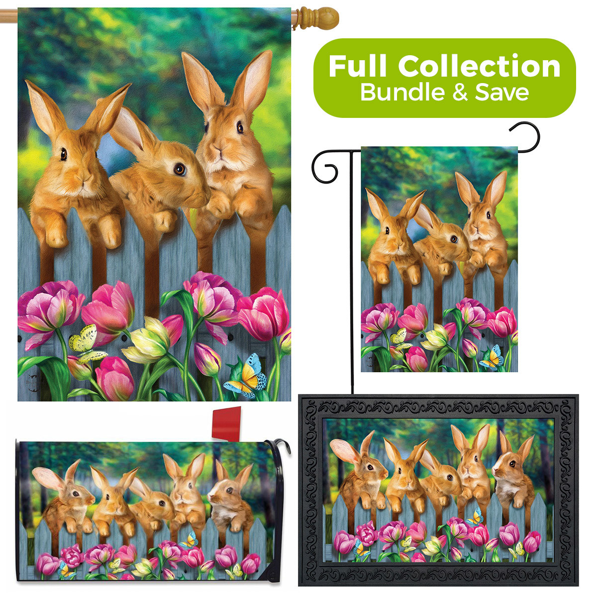 Garden Bunnies Spring Design Collection - Briarwood Lane