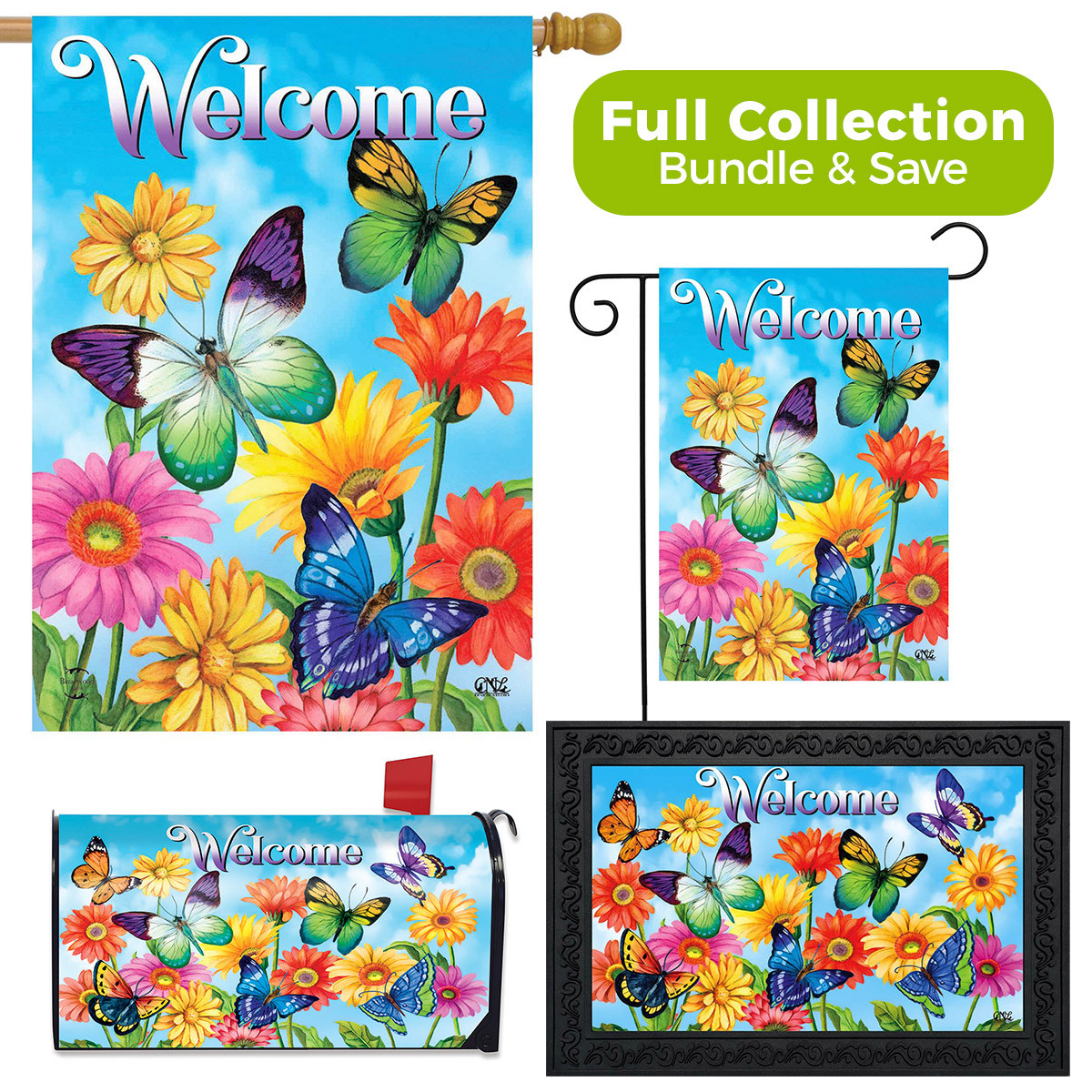 Fluttering Butterflies Spring Design Collection - Briarwood Lane