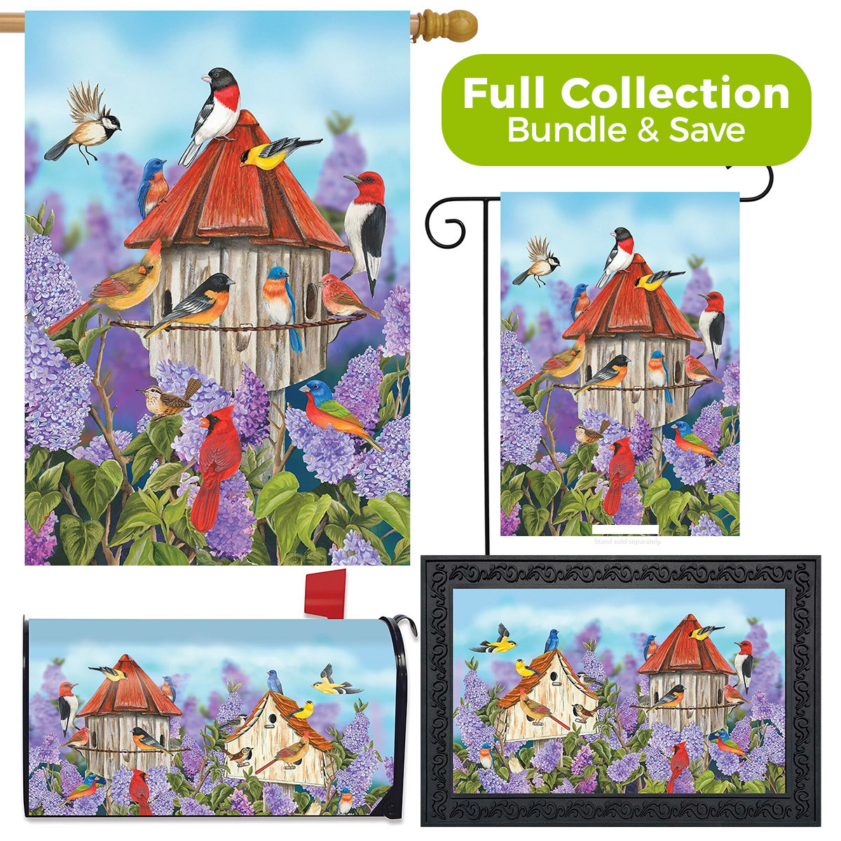 Birds and Lilacs Spring Design Collection - Briarwood Lane