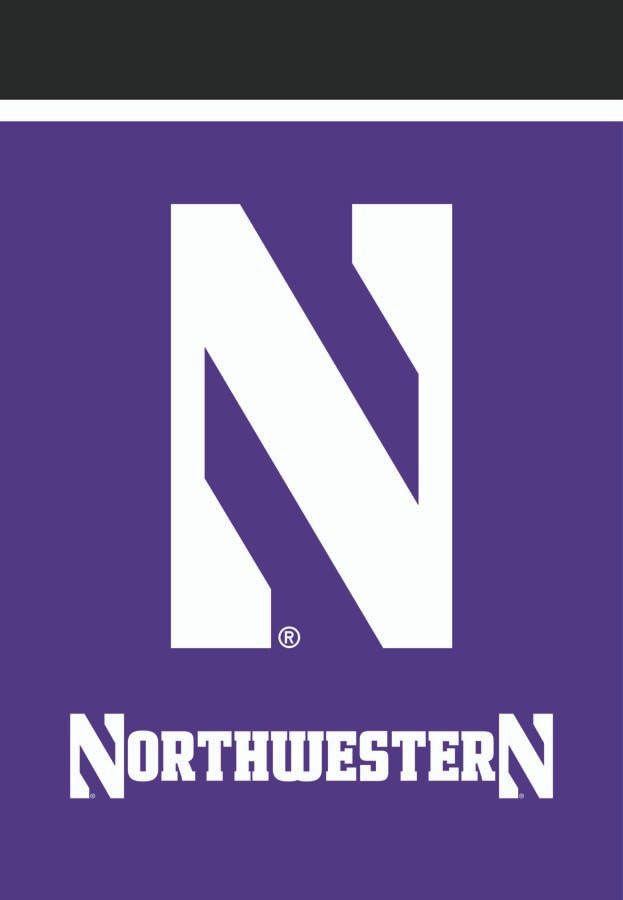 Northwestern University NCAA House Flag - Briarwood Lane