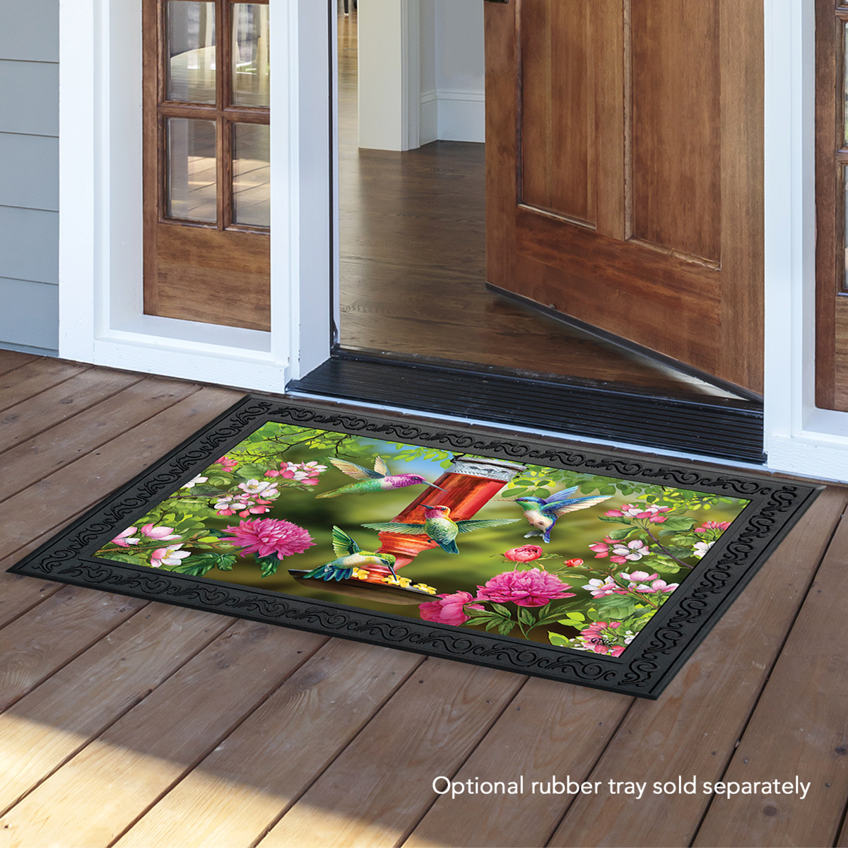 Hummingbird Feeder Spring Doormat - Briarwood Lane