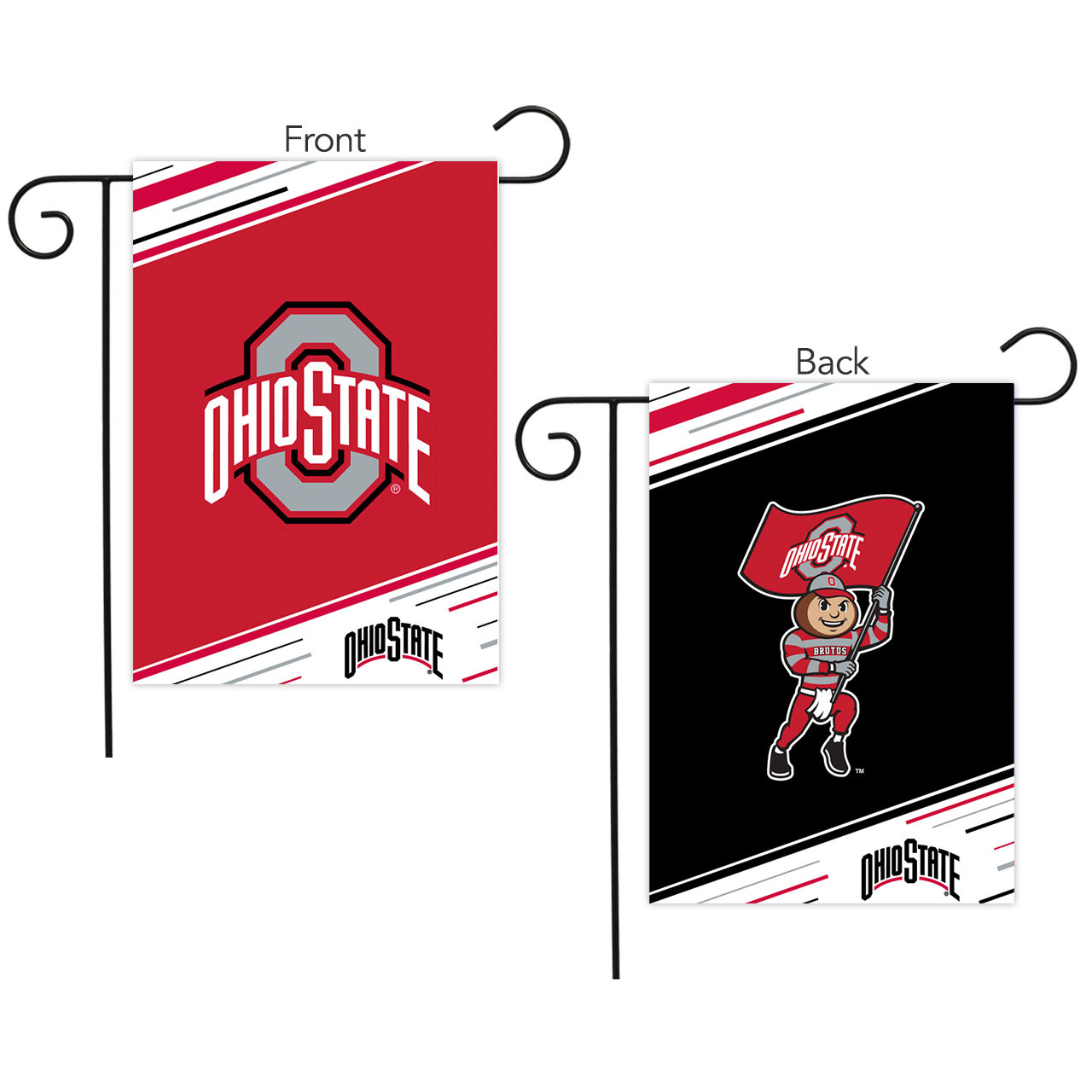 Ohio State University NCAA Licensed Double-Sided Garden Flag ...