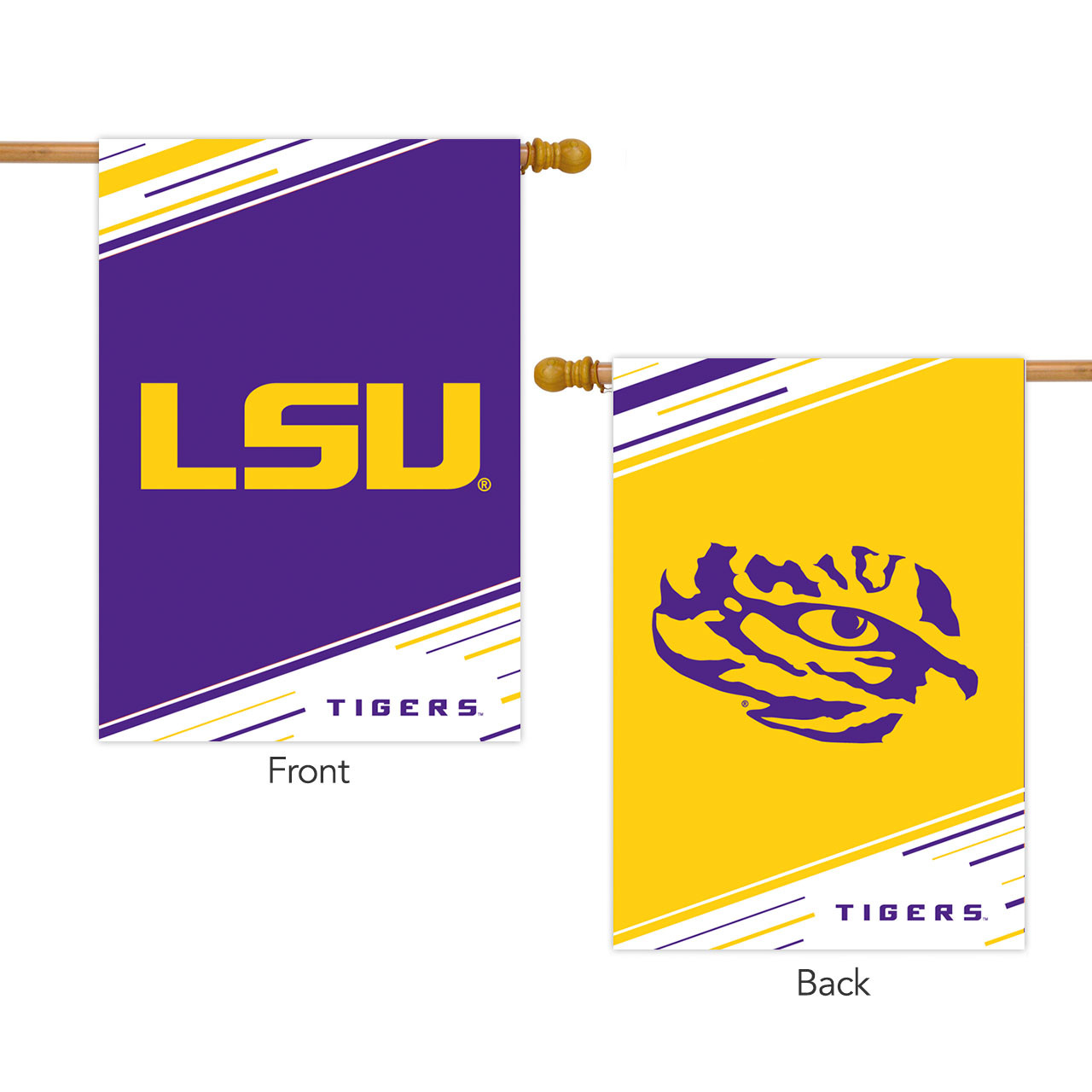 Louisiana State LSU NCAA Licensed Double-Sided House Flag - Briarwood Lane