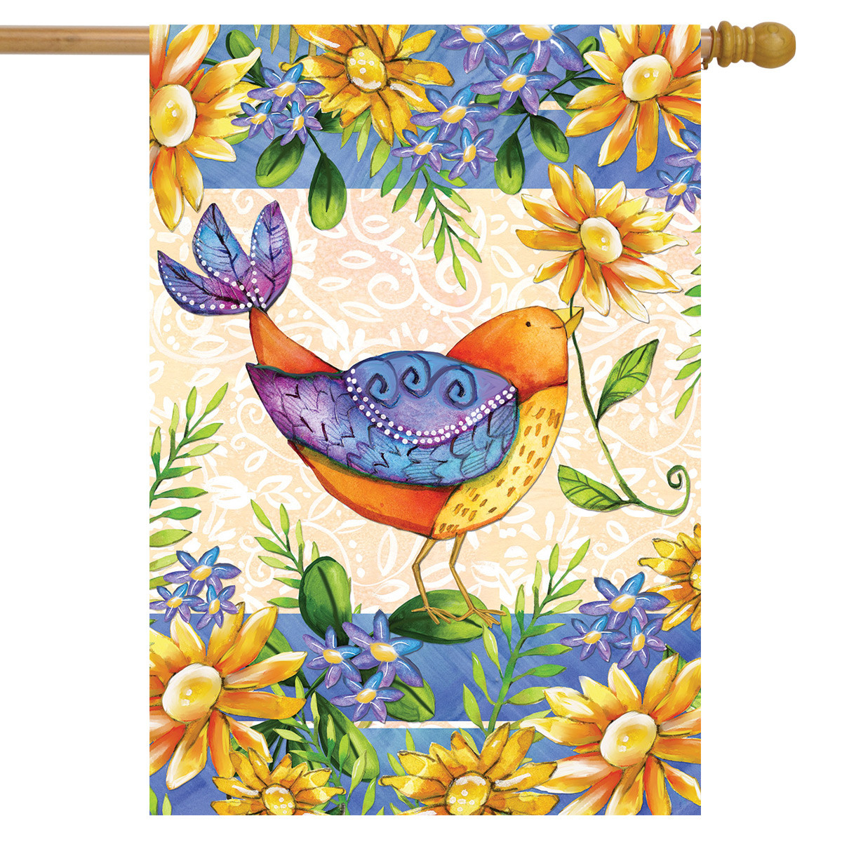 Spring Gift Bird House Flag - Briarwood Lane