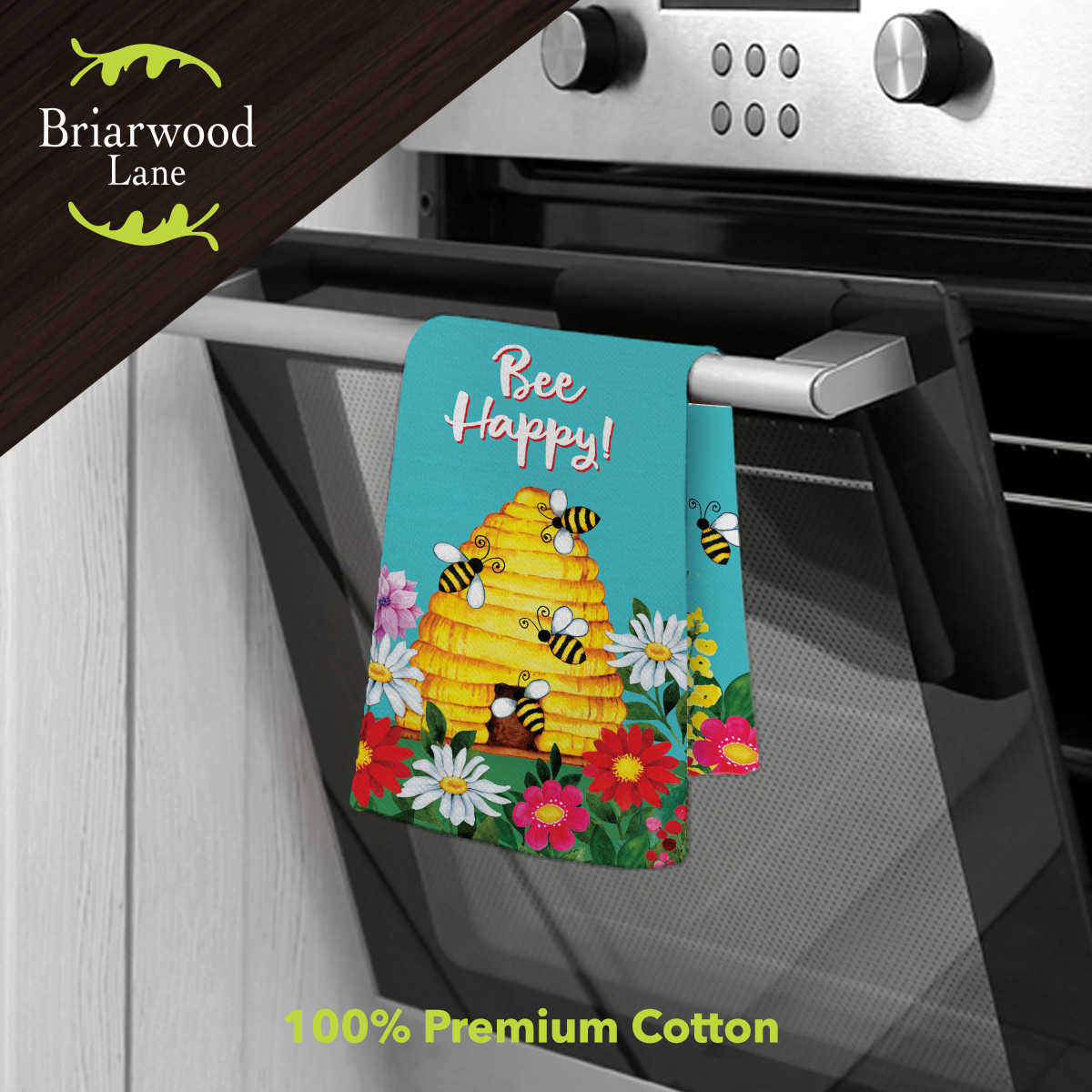 Bee Happy Hive Hand Towel - Briarwood Lane