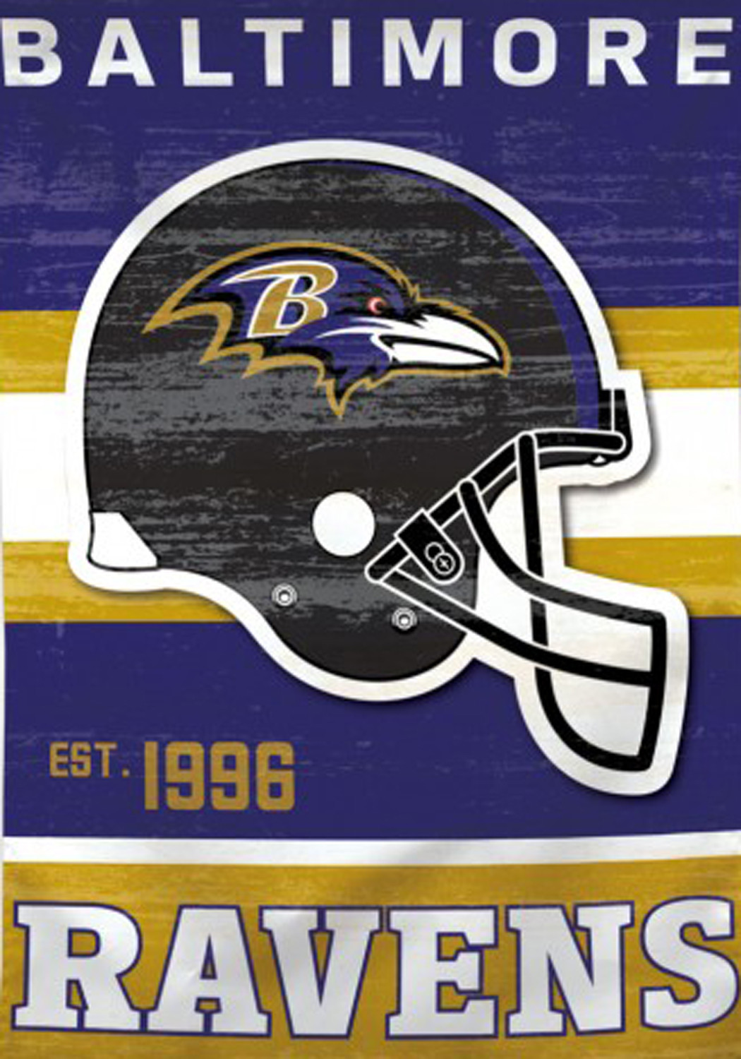 Baltimore Ravens Vertical NFL House Flag - Briarwood Lane