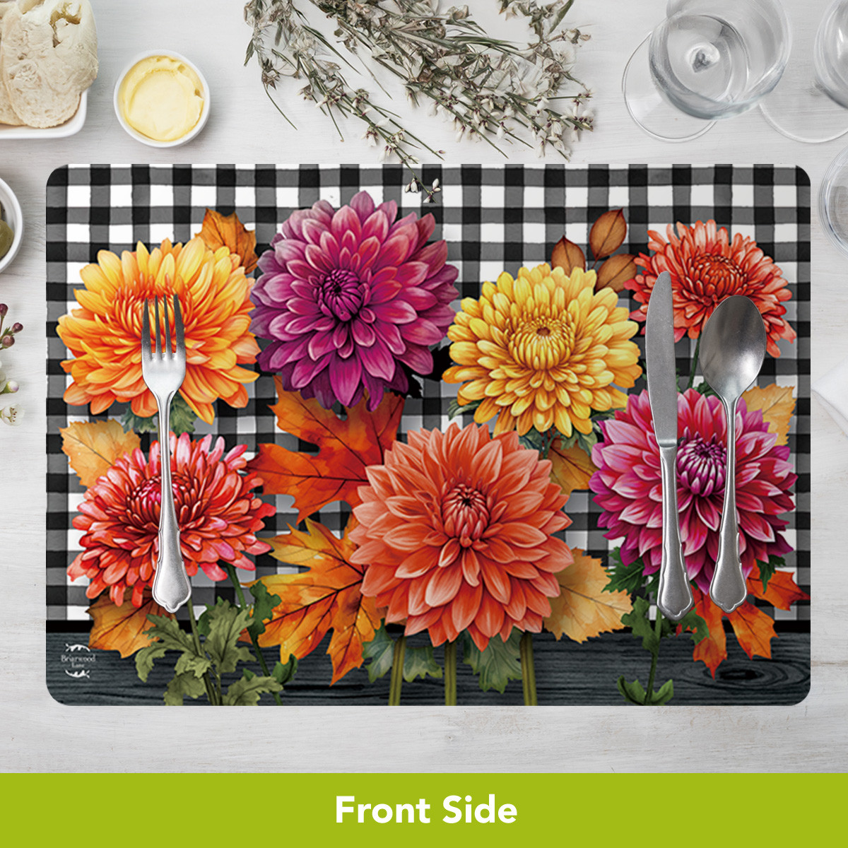 Fall Mums Placemat (4-pack) - Briarwood Lane