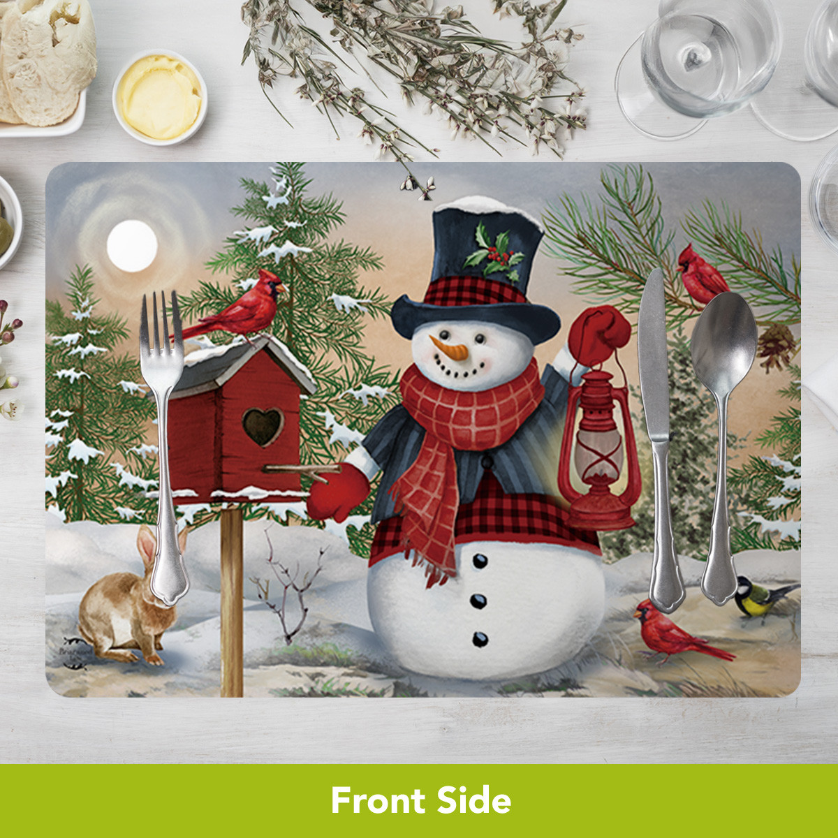 Snowmen and Friends Placemat (4-pack) - Briarwood Lane
