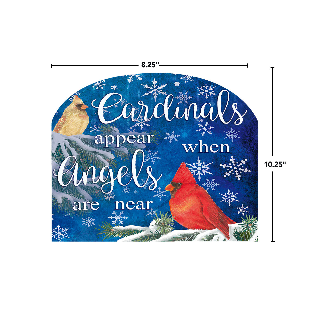 Cardinals Appear Acrylic Art Sign - Briarwood Lane
