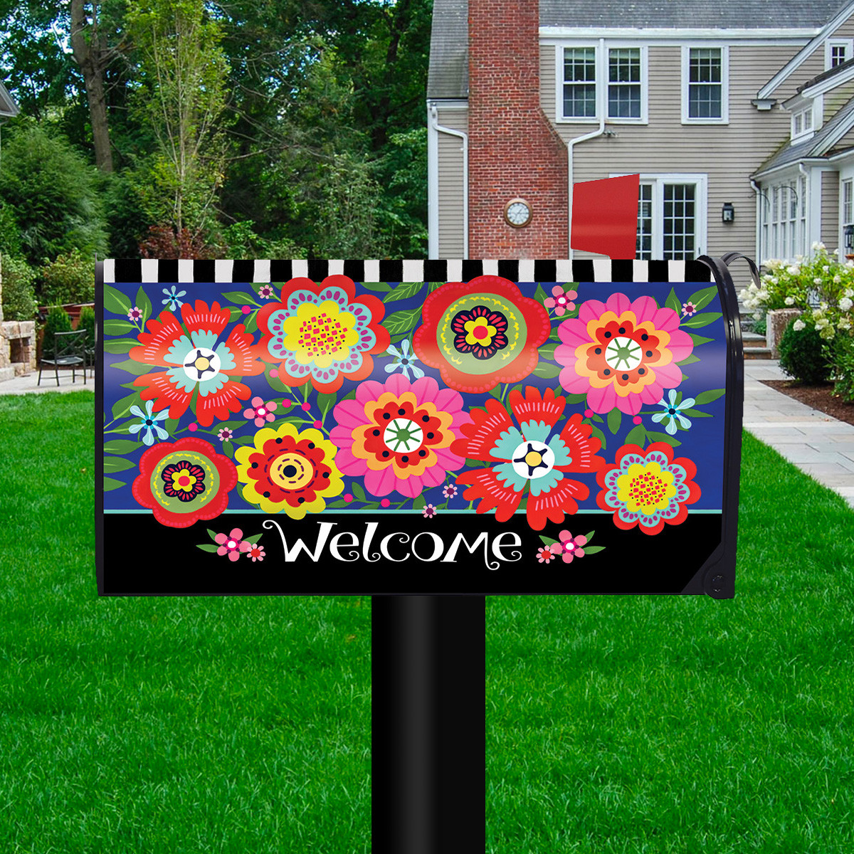 Bright Blooms Spring Mailbox Cover - Briarwood Lane