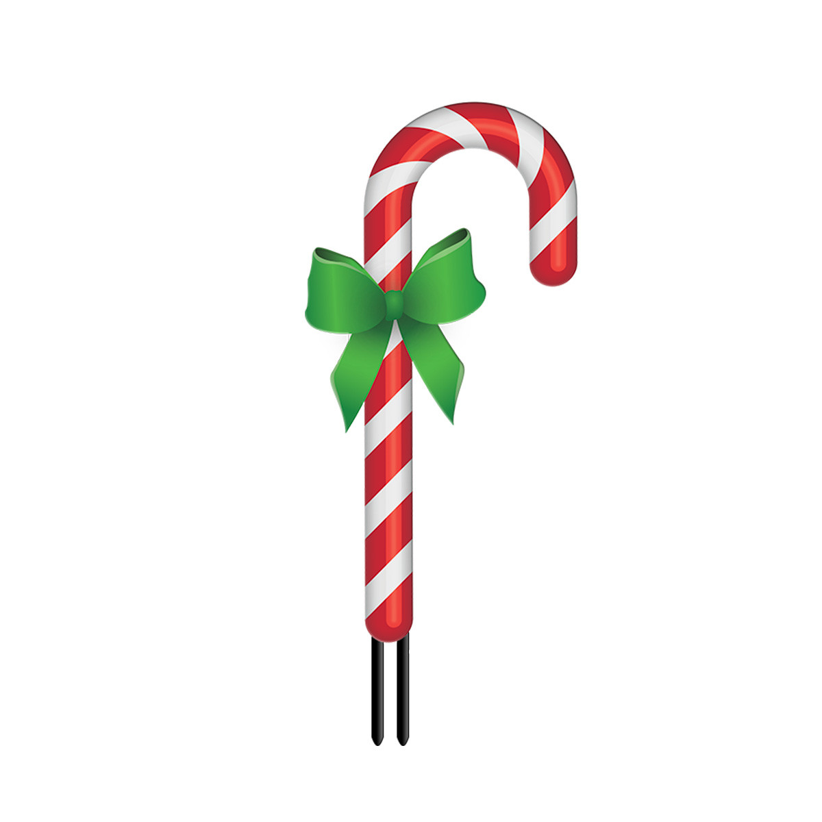 Candy Cane Metal Yard Art - Briarwood Lane