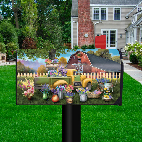 Flower Barn Spring Mailbox Cover - Briarwood Lane