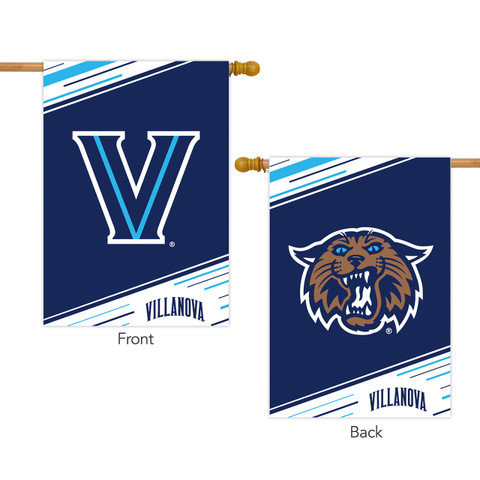 Villanova University NCAA Licensed Double-Sided House Flag - Briarwood Lane