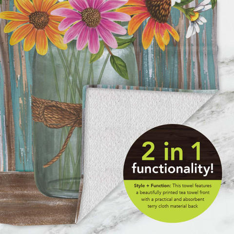 Farm Fresh Flowers Hand Towel - Briarwood Lane