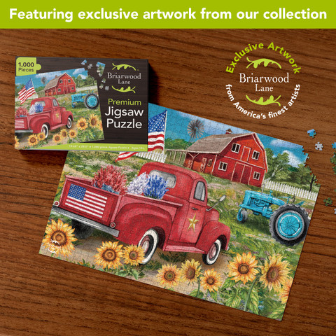 Land of the Free 1000 Piece Jigsaw Puzzle - Briarwood Lane