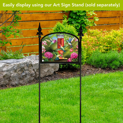 Hummingbird Feeder Acrylic Art Sign - Briarwood Lane