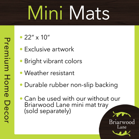 Butterflies and Pansies Mini Mat - Briarwood Lane