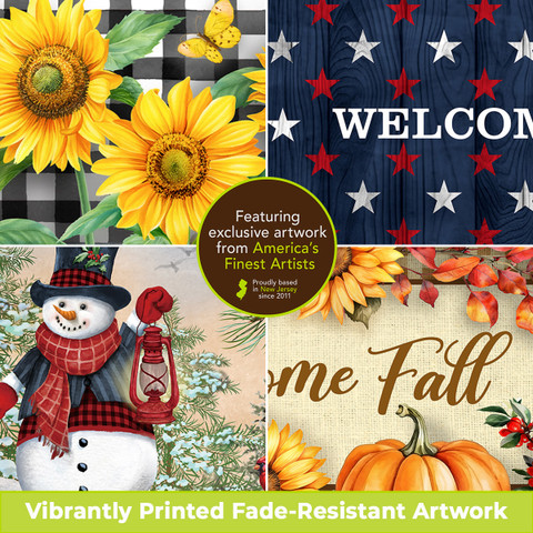 Seasonal Mini Mat Bundle a - Set of 4 Mini Mats + Tray Bundle (5-pack ...