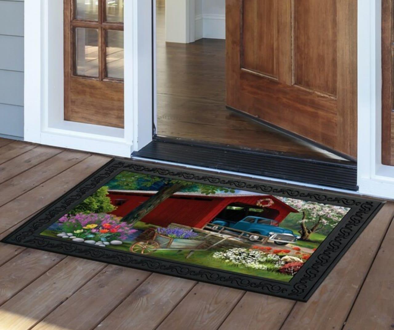 10 Stunning Spring Doormats to Welcome The Season! - Briarwood Lane