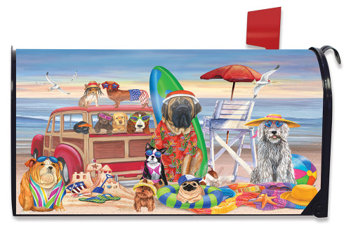 Dog Days of Summer Nautical Mailbox Cover - Briarwood Lane