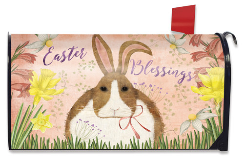 Easter Blessings Bunny Mailbox Cover - Briarwood Lane