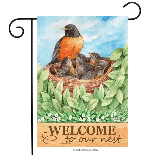 Robin Spring Garden Flag - Briarwood Lane