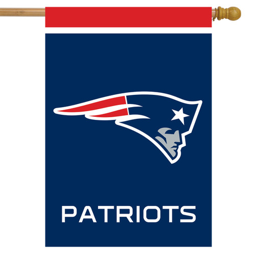 New England Patriots NFL Licensed House Flag - Briarwood Lane