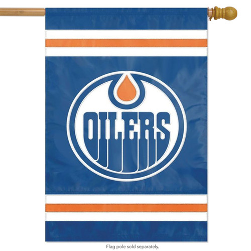 Edmonton Oilers Applique & Embroidered Flag NHL - Briarwood Lane