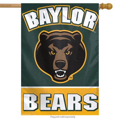 Baylor University Bears NCAA Vertical House Flag - Briarwood Lane