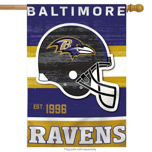 Baltimore Ravens Vertical NFL House Flag - Briarwood Lane