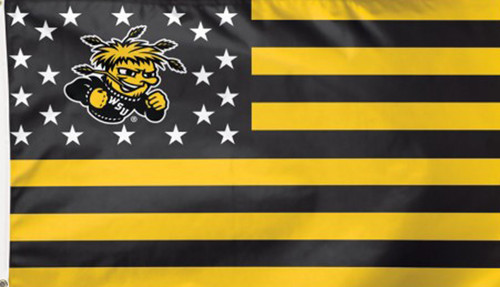 Wichita State University Deluxe Grommet Flag - Briarwood Lane