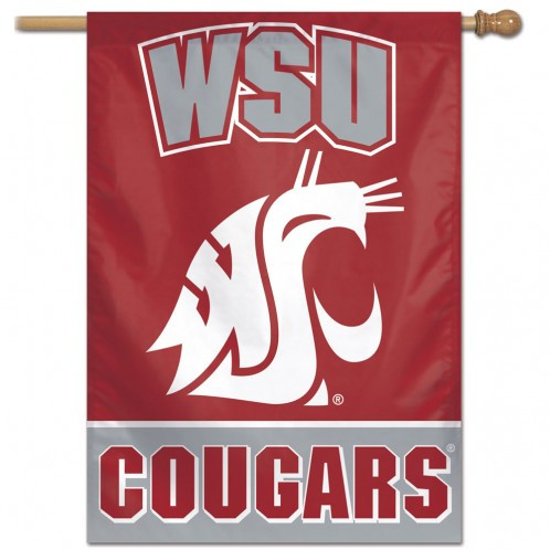 Washington State University Vertical Flag - Briarwood Lane