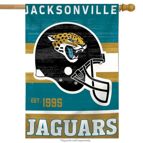 Jacksonville Jaguars Vertical NFL House Flag - Briarwood Lane
