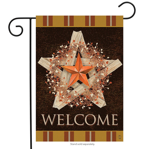 Autumn Barnstar Primitive Garden Flag - Briarwood Lane