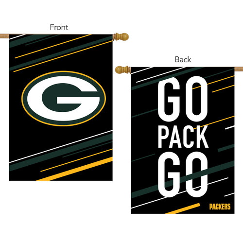 Green Bay Packers Slogan NFL Licensed House Flag - Briarwood Lane